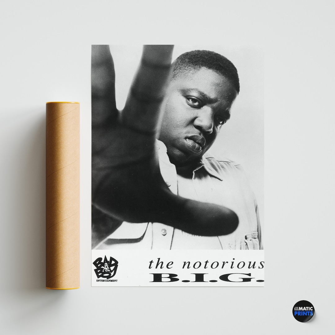 Notorious B.I.G. Press Kit Poster - High-quality Scan - Perfect for 90s ...