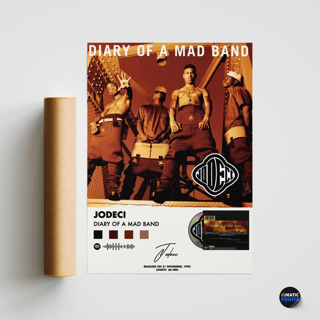 Jodeci - Diary of A Mad Band - Album Cover Posters - Digital Album ...