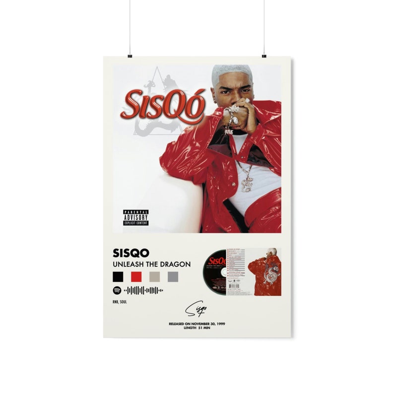 Sisqo - Unleash the Dragon Poster - Album Cover Posters - Digital Album ...