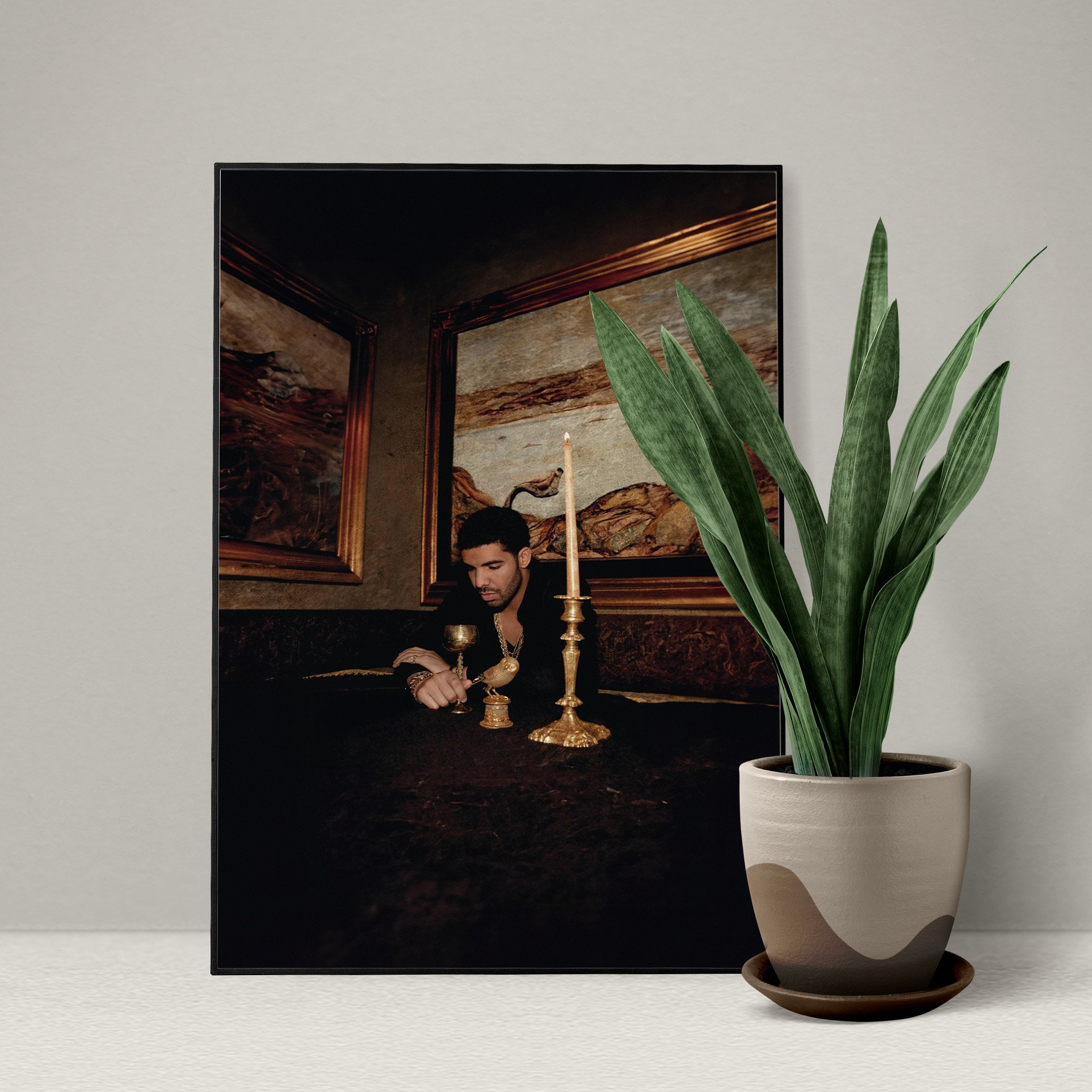 Drake - Take Care - Extended Digital Art Poster Download - Unique Home ...