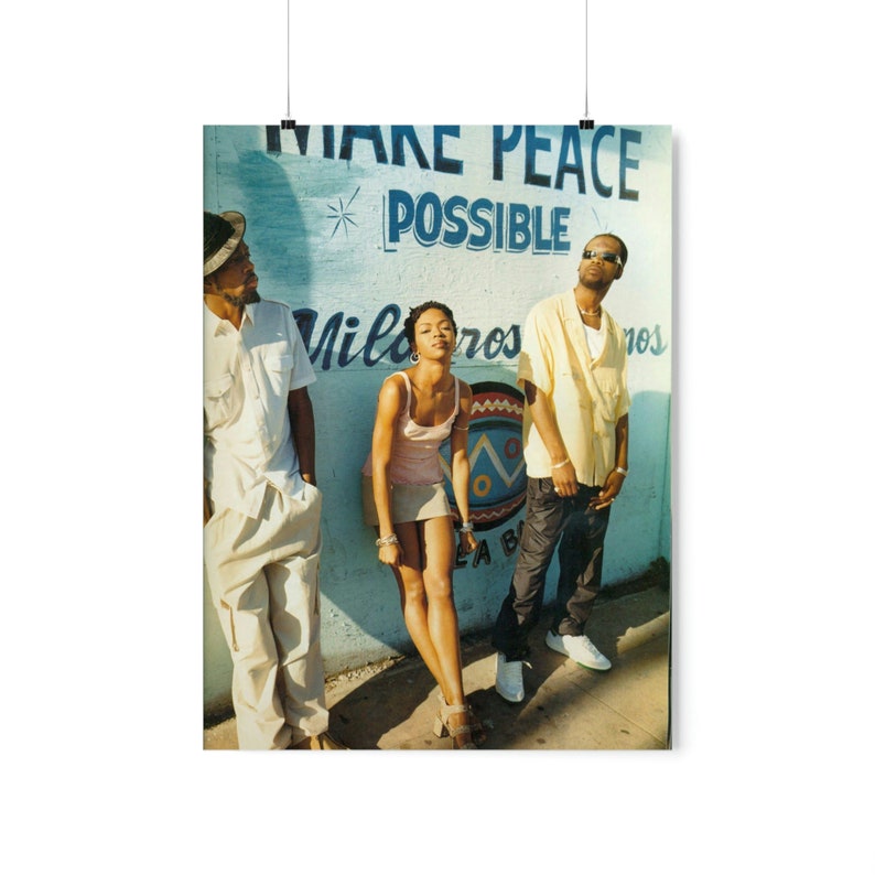 Rare Lauryn Hill & the Fugess Poster Digital Download Digital Album Art ...