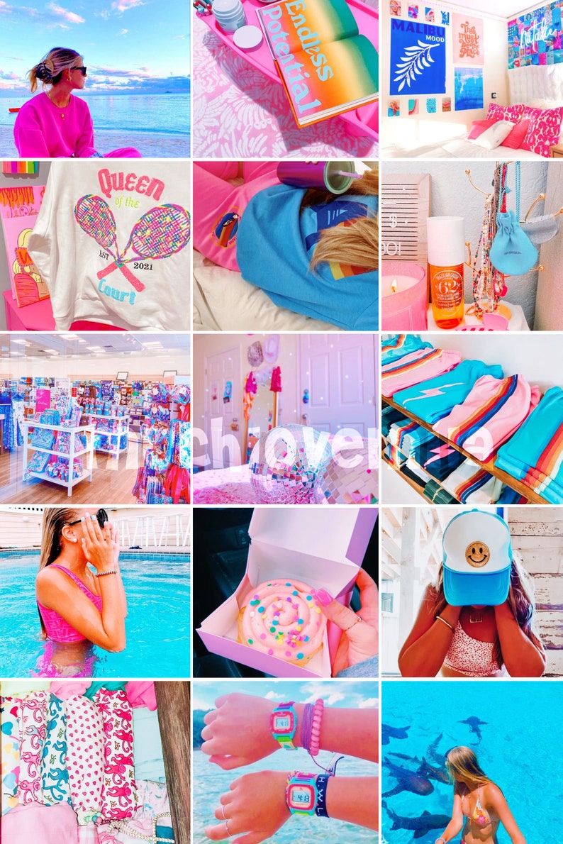 Preppy Aviator Nation Inspired Wallpaper 70 Photos INSTANT DOWNLOAD - Etsy