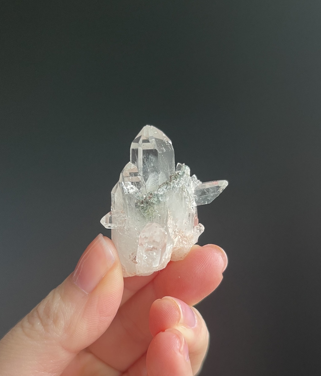 Pink Faden Quartz Crystal Cluster From Colombia, Pink Quartz, Columbian ...