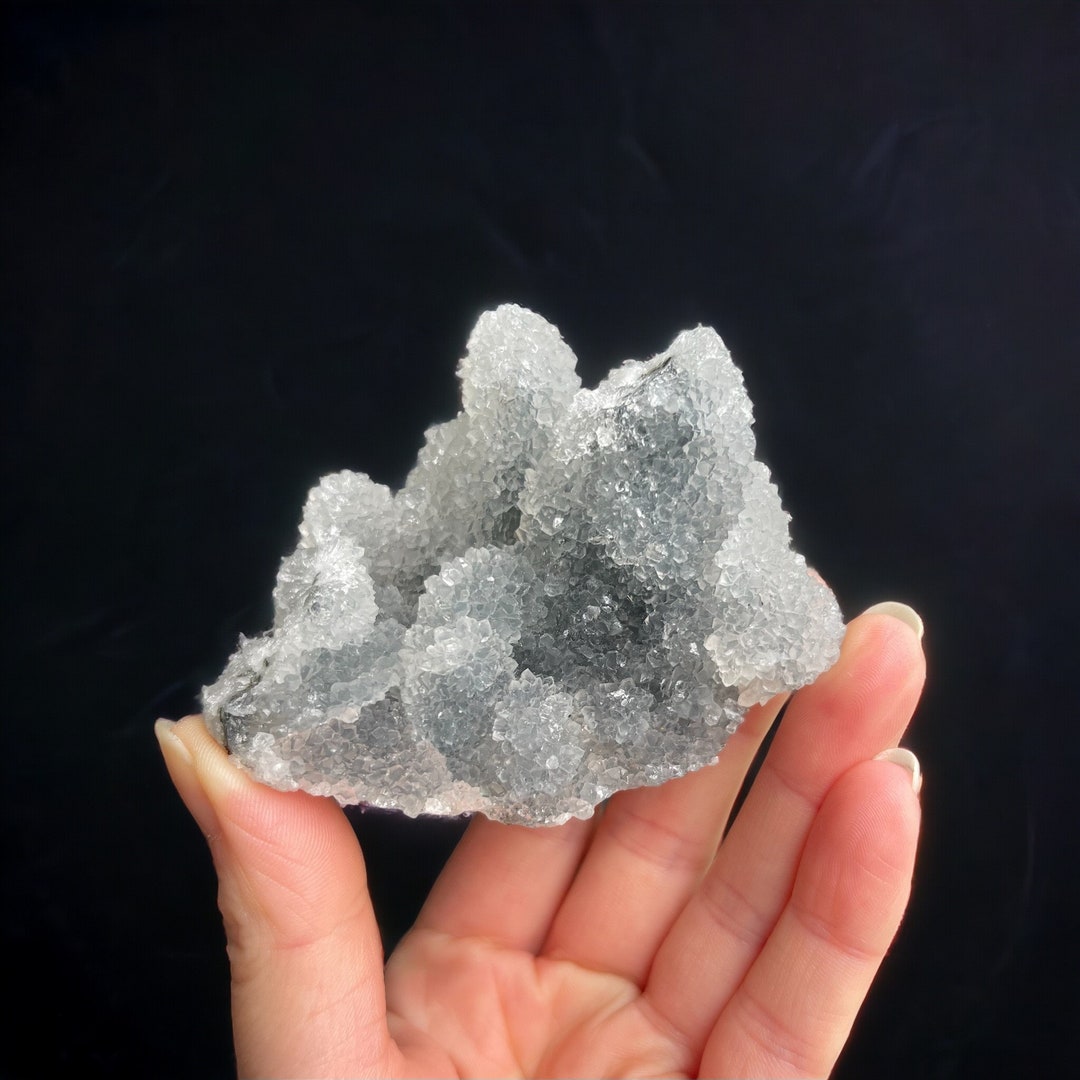 Unique Chalcedony Cluster, Blue Black, Gray Chalcedony Zeolite ...