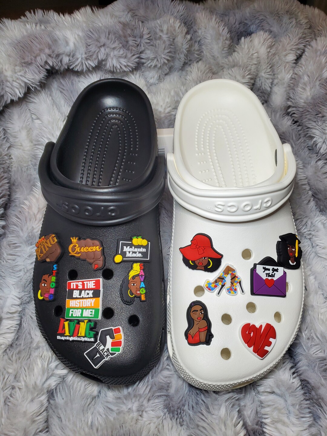 Culture Croc Charms, Africa Croc Charms, Melanin Croc Charms, Black ...