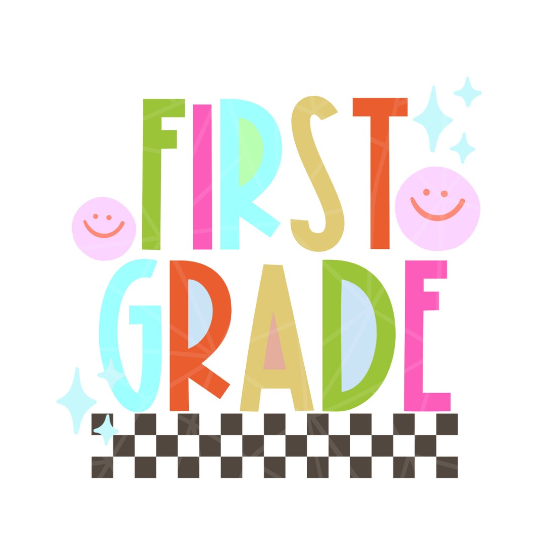 First Grade Png First Grade Teacher Png, First Grade Sublimation Design ...