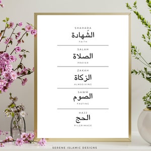 Minimal Islamic Wall Art Printable - Portrait Islamic Prints, Muslim ...