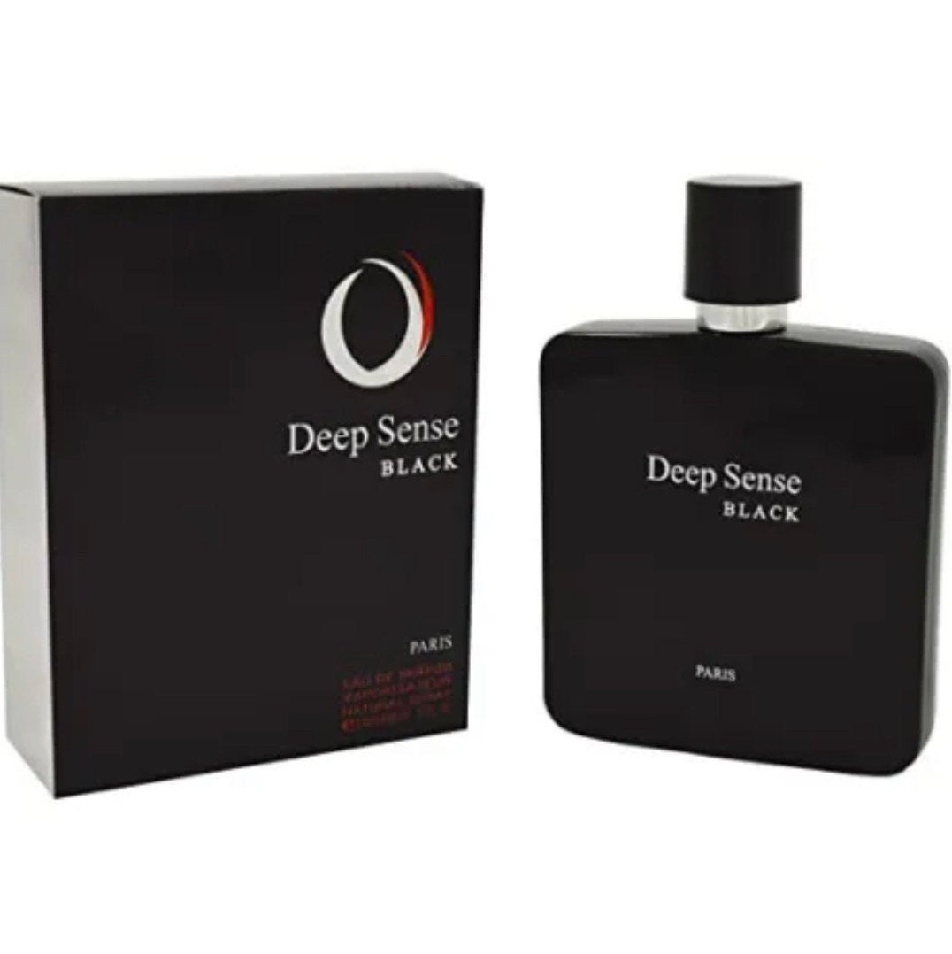 Deep Sense Black Cologne for Men 3.3oz 100ml - Etsy