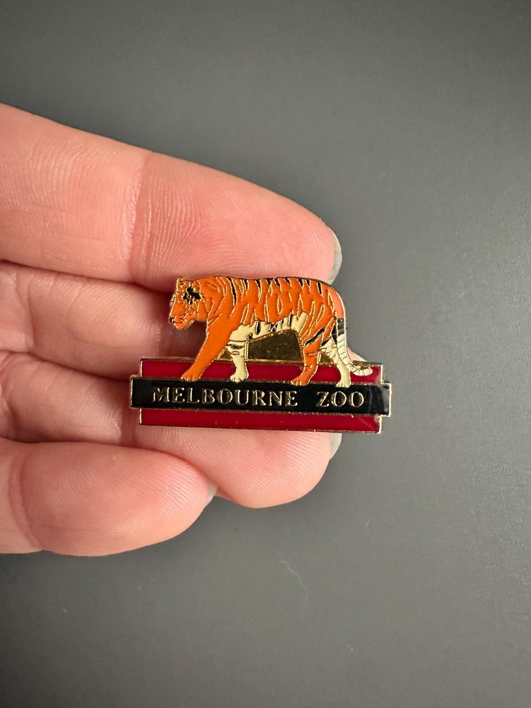 Melbourne Zoo Sydney Australia - Tiger Enamel Lapel Pin Badge Brooch - Etsy