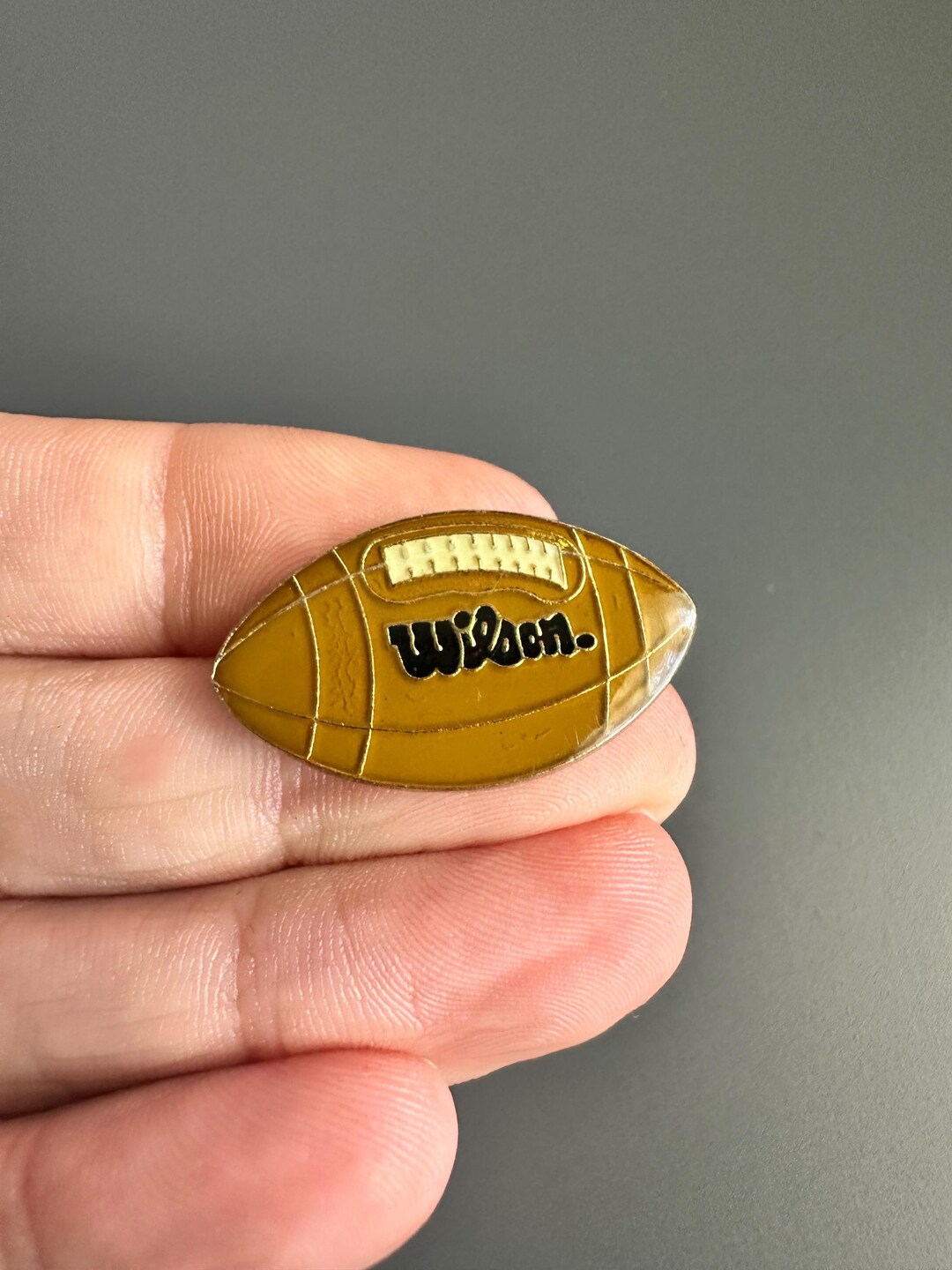 Wilson American Football Sports Enamel Lapel Pin Badge Brooch - Etsy