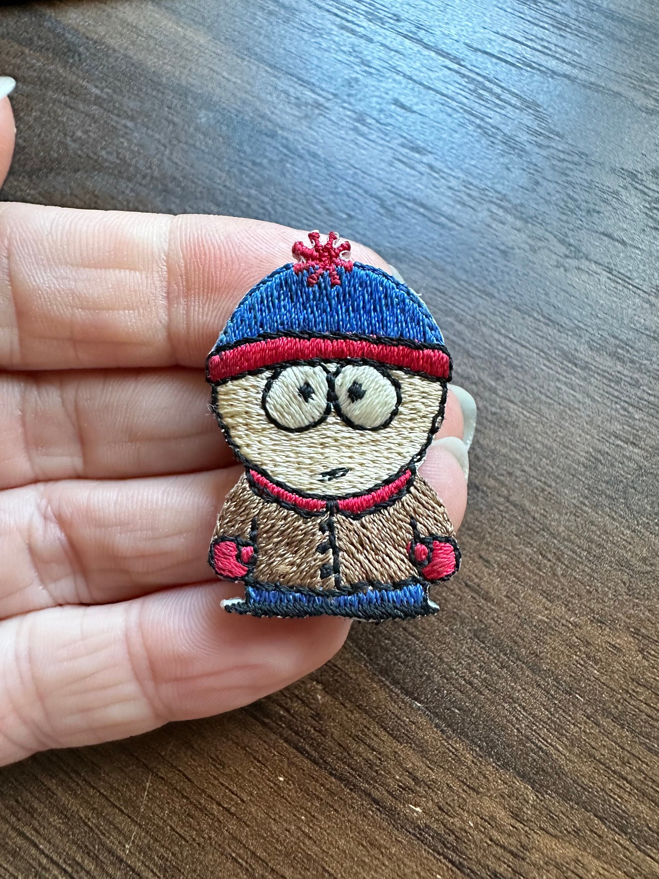 South Park Stan Fabric Lapel Pin Patch Badge Brooch - Etsy
