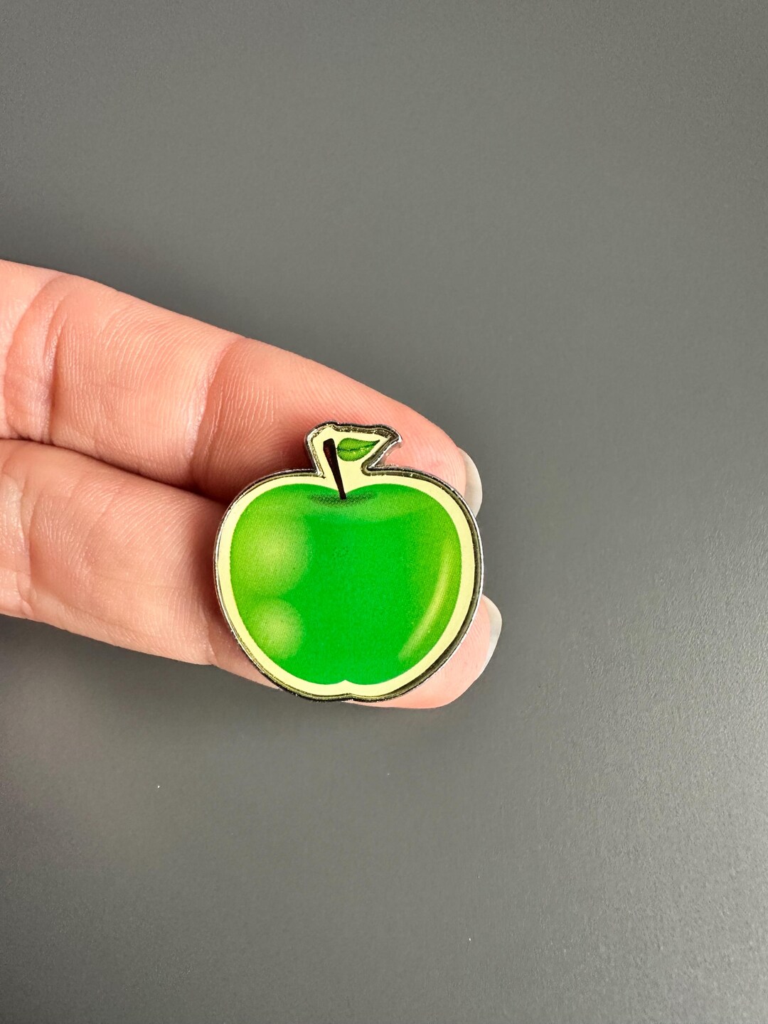 Crisp Green Apple Fruit Lapel Pin Badge Brooch - Etsy