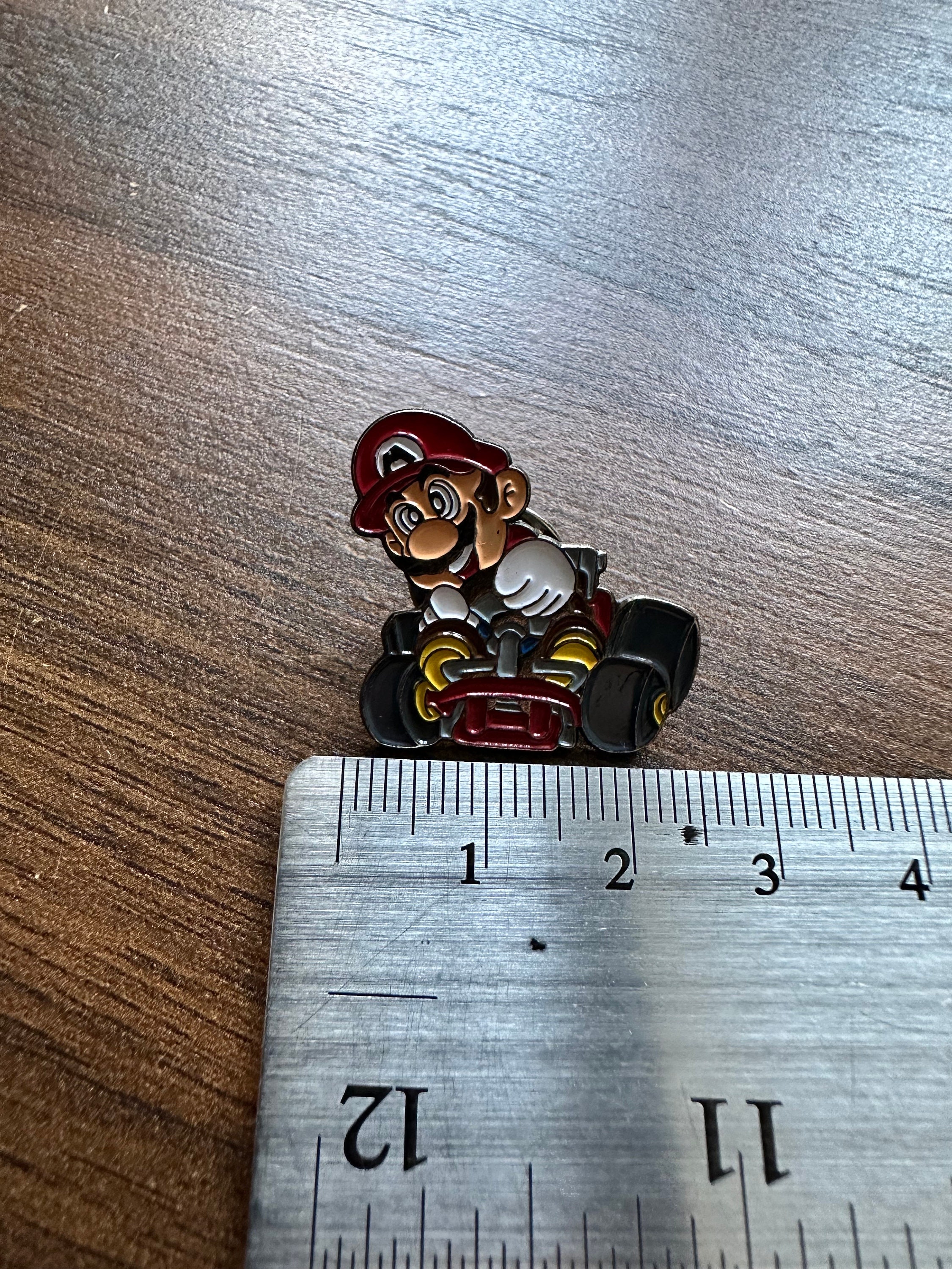 Vintage Super Mario Bros Kart 1990s Nintendo Enamel Lapel Pin - Etsy