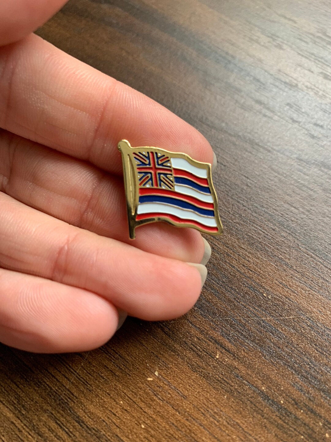 Hawaiian State Country Flag Enamel Lapel Pin Badge Brooch Hawaii - Etsy