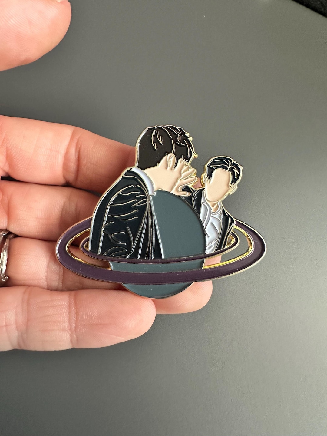 BTS KPOP Space Planet Enamel Lapel Pin Badge Brooch Call Me by Your ...