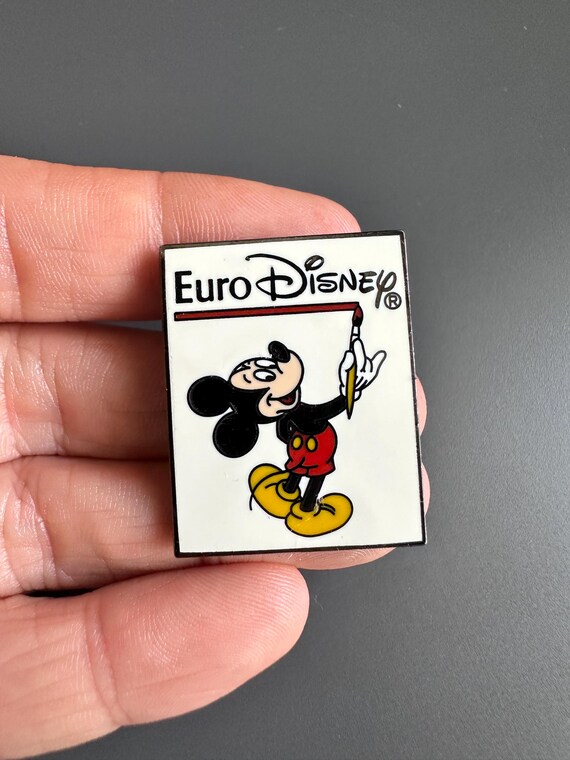 Euro Disney Exclusive Mickey Mouse painting logo art … - Gem