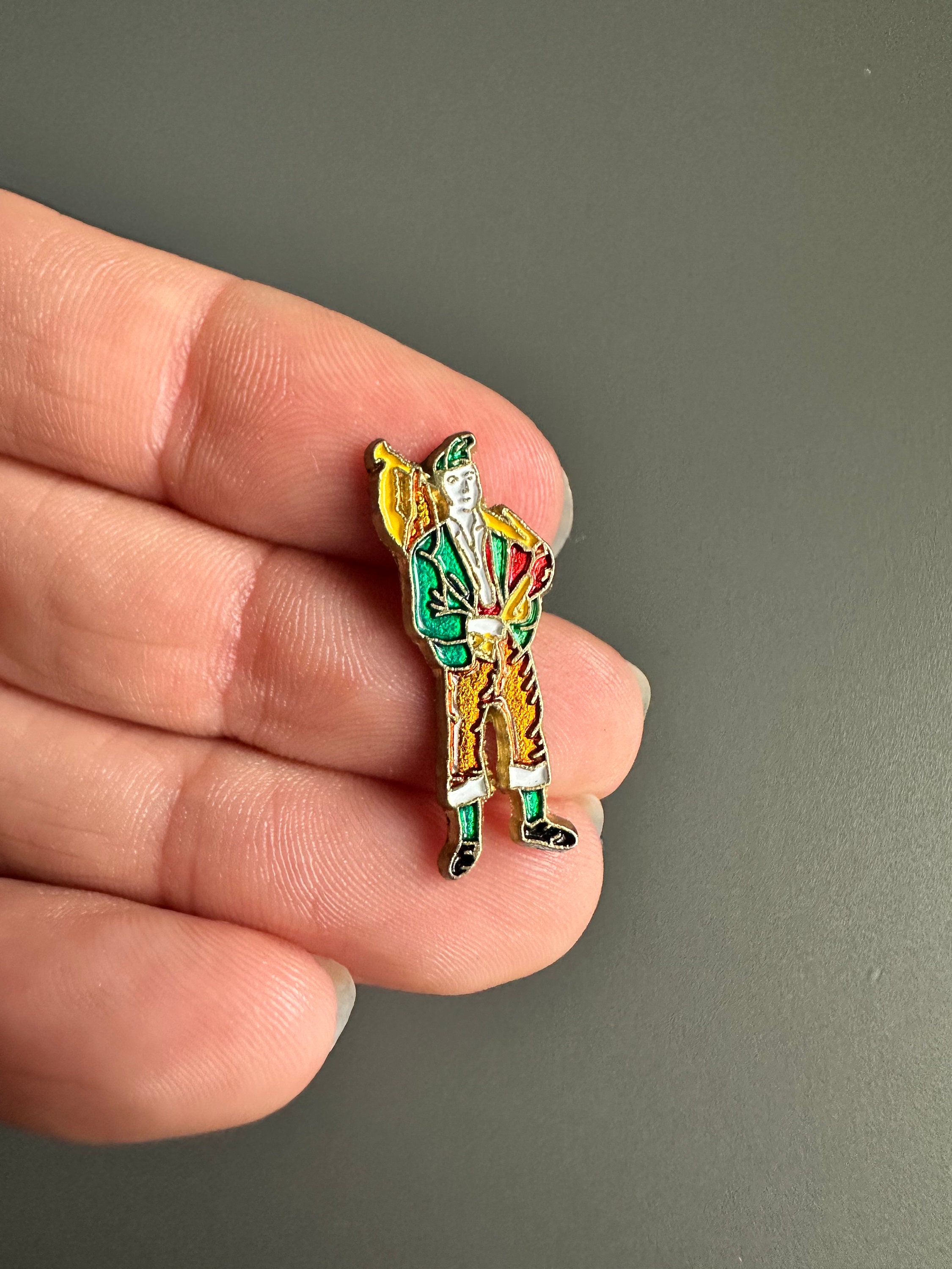 Scottish Bagpipe Piper Enamel Lapel Pin Badge Brooch - Etsy