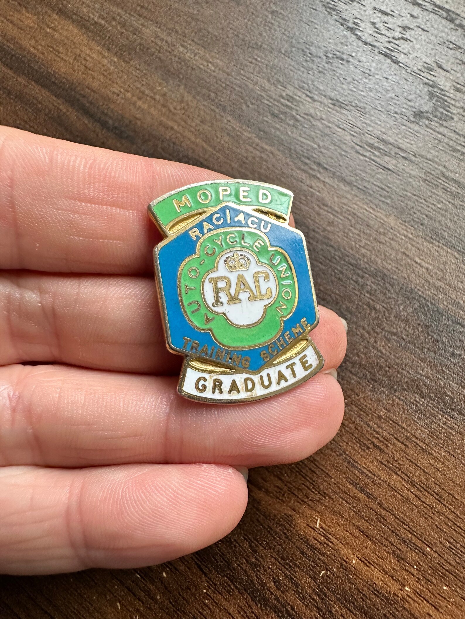 1960s RAC ACU Motorcycle Moped Training Scheme Graduate Auto-cycle ...