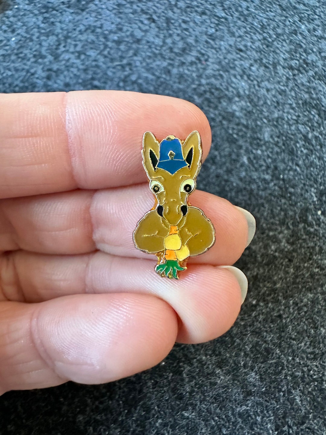 Police Donkey Horse Ass Animal Wearing a Police Officer Hat Enamel ...