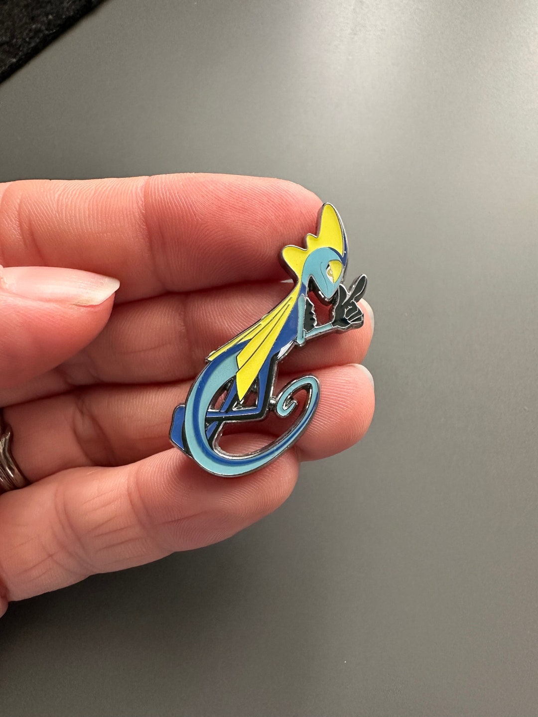 Pokèmon Official Inteleon Pin TCG Crown Zenith Enamel Lapel Pin Badge ...