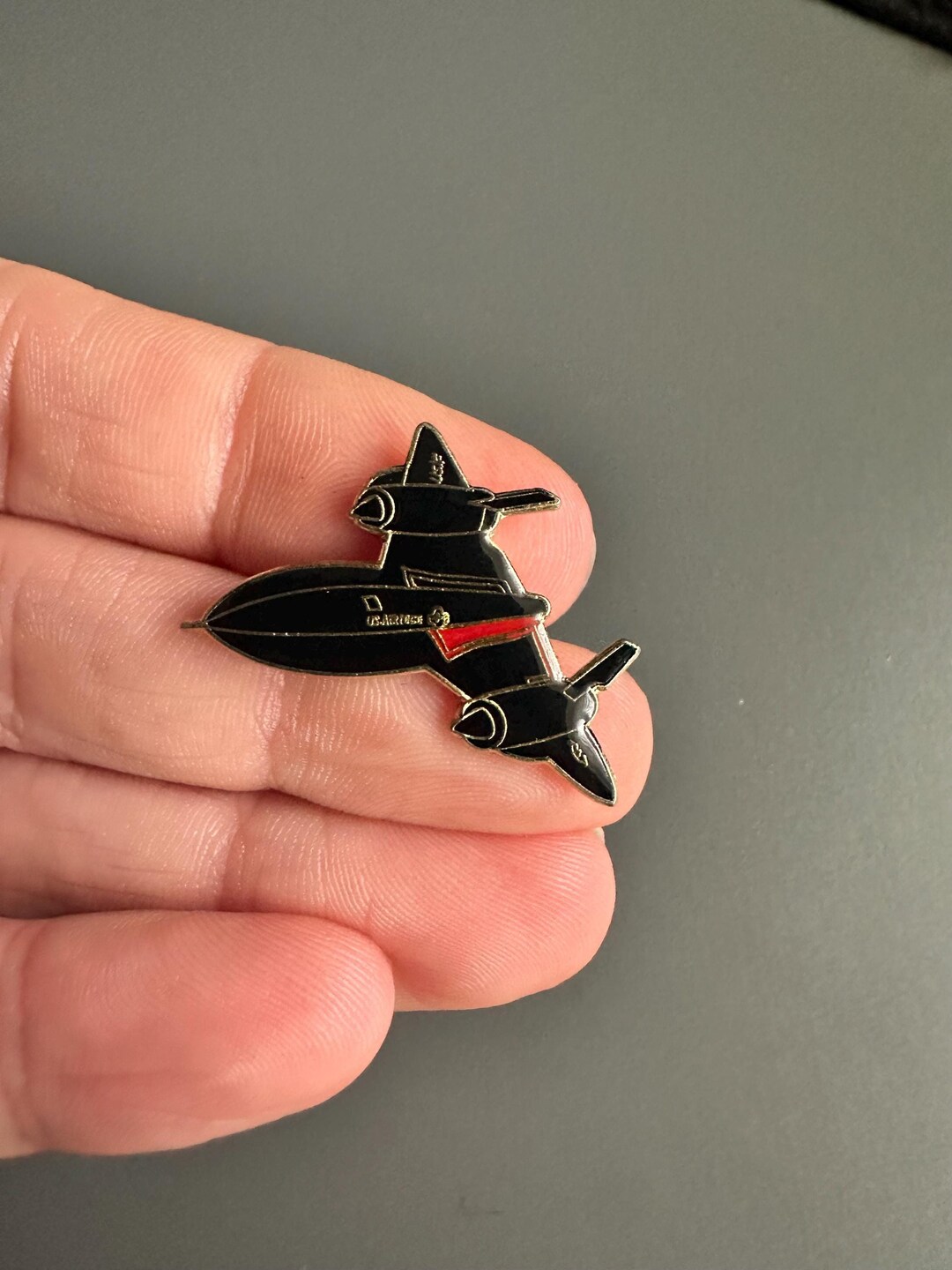 Lockheed SR-71 Blackbird United States Army Enamel Plane Lapel Pin ...