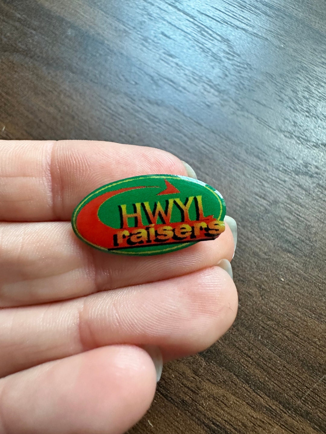 HWYL Raisers Typographic Logo Symbol Lapel Pin Badge Brooch - Etsy