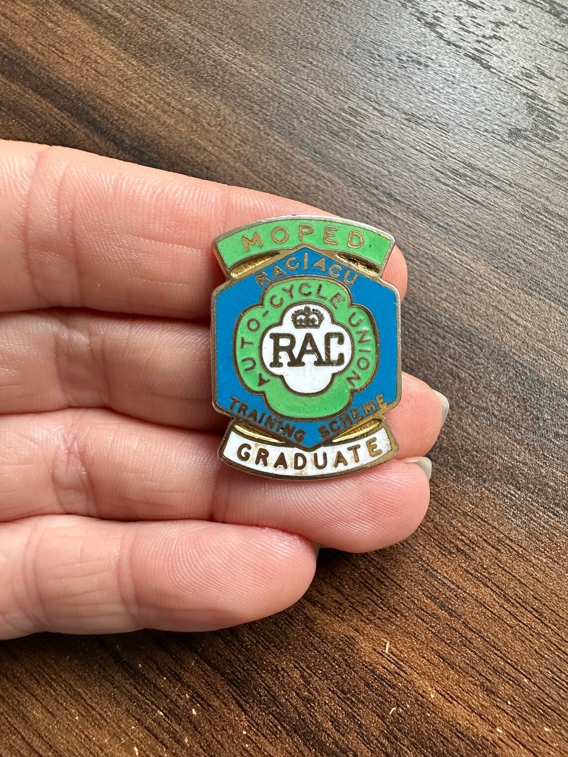 1960s RAC ACU Motorcycle Moped Training Scheme Graduate Auto-cycle ...