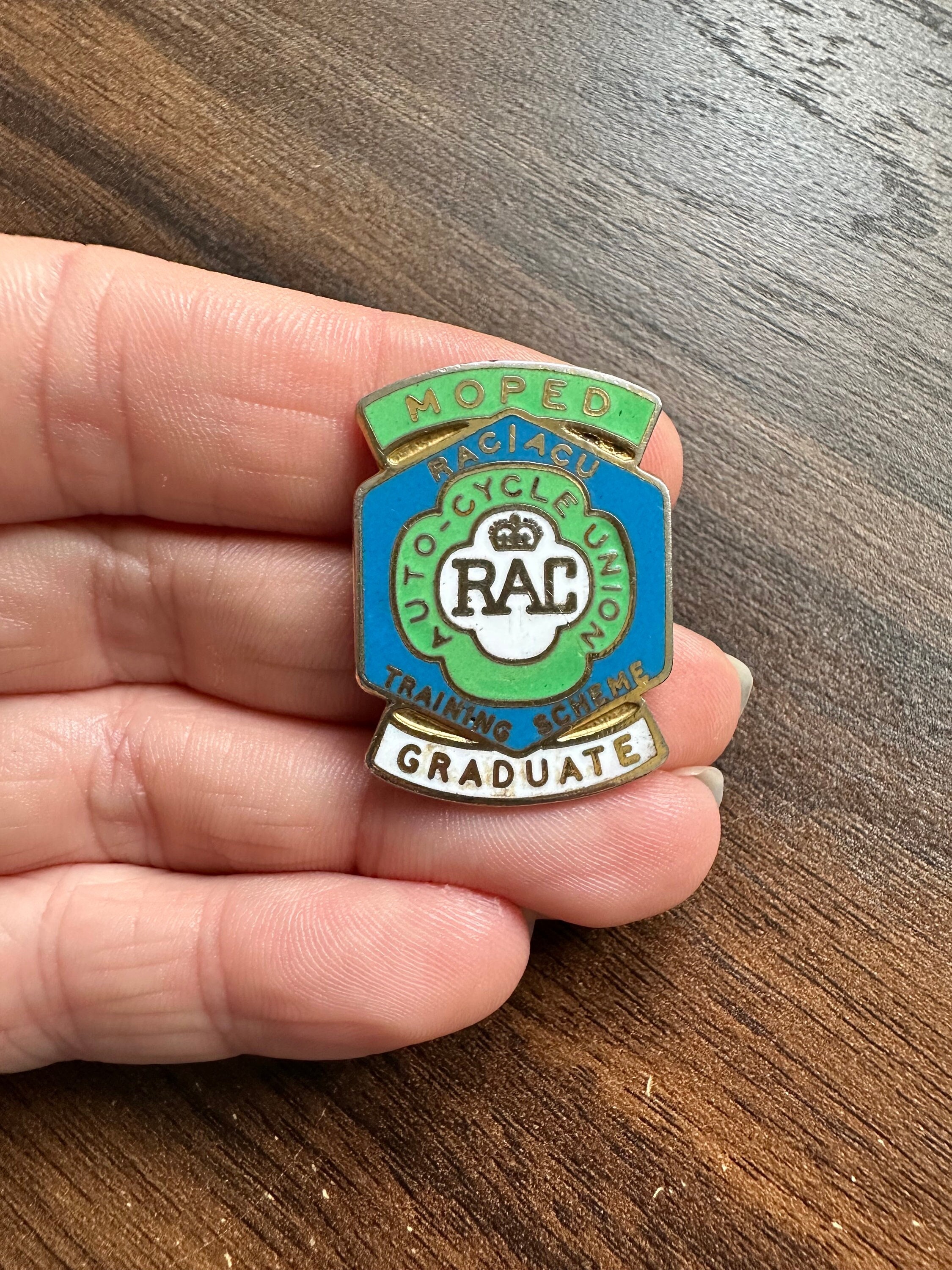 1960s RAC ACU Motorcycle Moped Training Scheme Graduate Auto-cycle ...