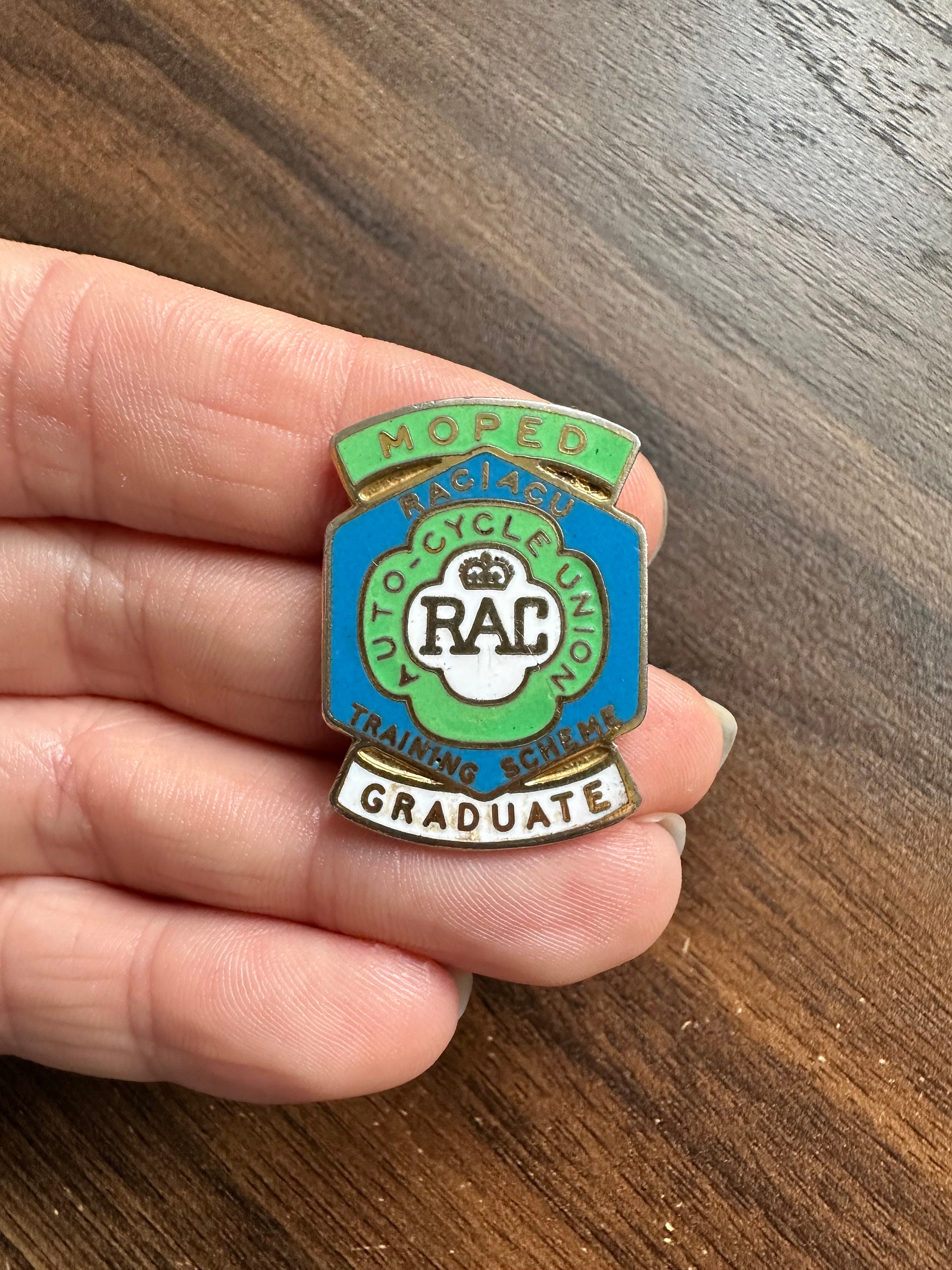 1960s RAC ACU Motorcycle Moped Training Scheme Graduate Auto-cycle ...