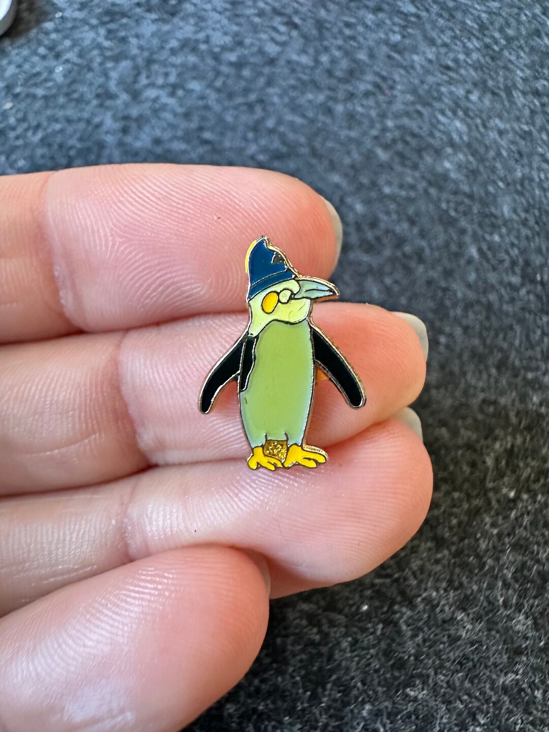 Police Penguin Animal Wearing a Police Officers Hat Enamel Lapel Pin ...