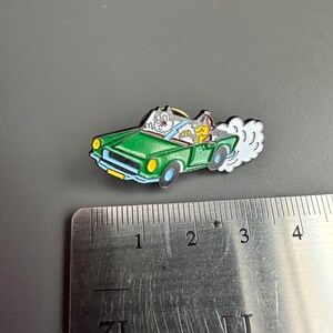 1991 Pif & Hercule Driving Car Comic Strip Characters Enamel Lapel Pin ...