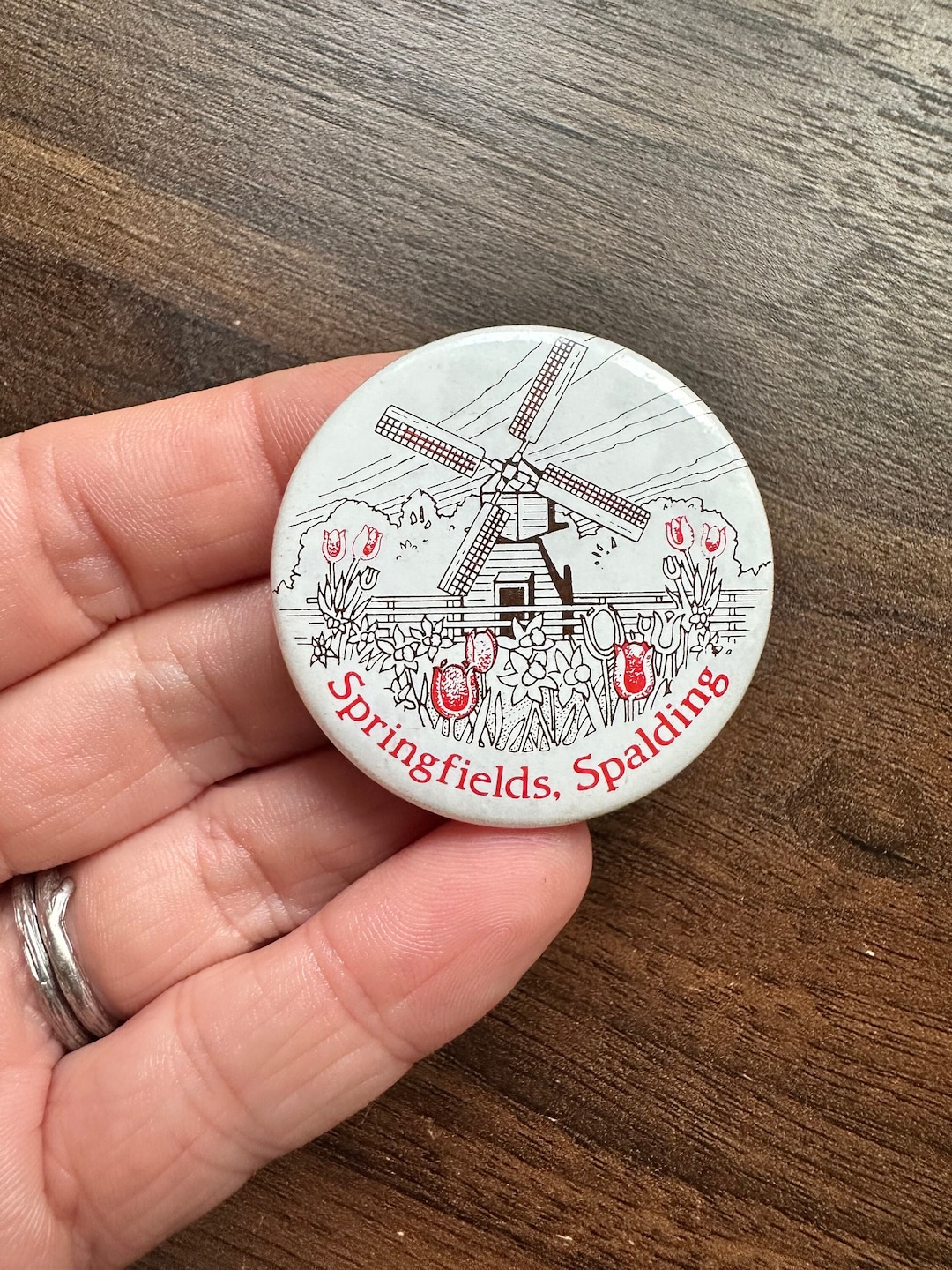 Springfields Spalding Windmill Vintage Lapel Pin Button Badge Brooch - Etsy