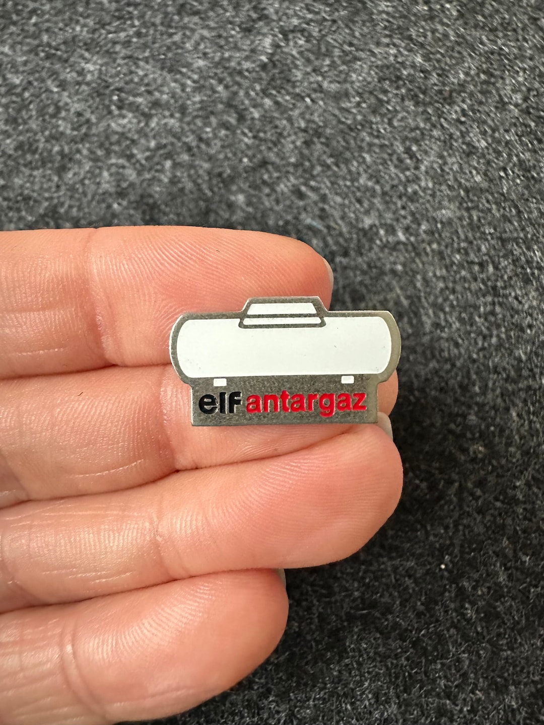 Vintage Elf Antargaz Oil Drum Tank Fuel Petroleum Heating Storage ...