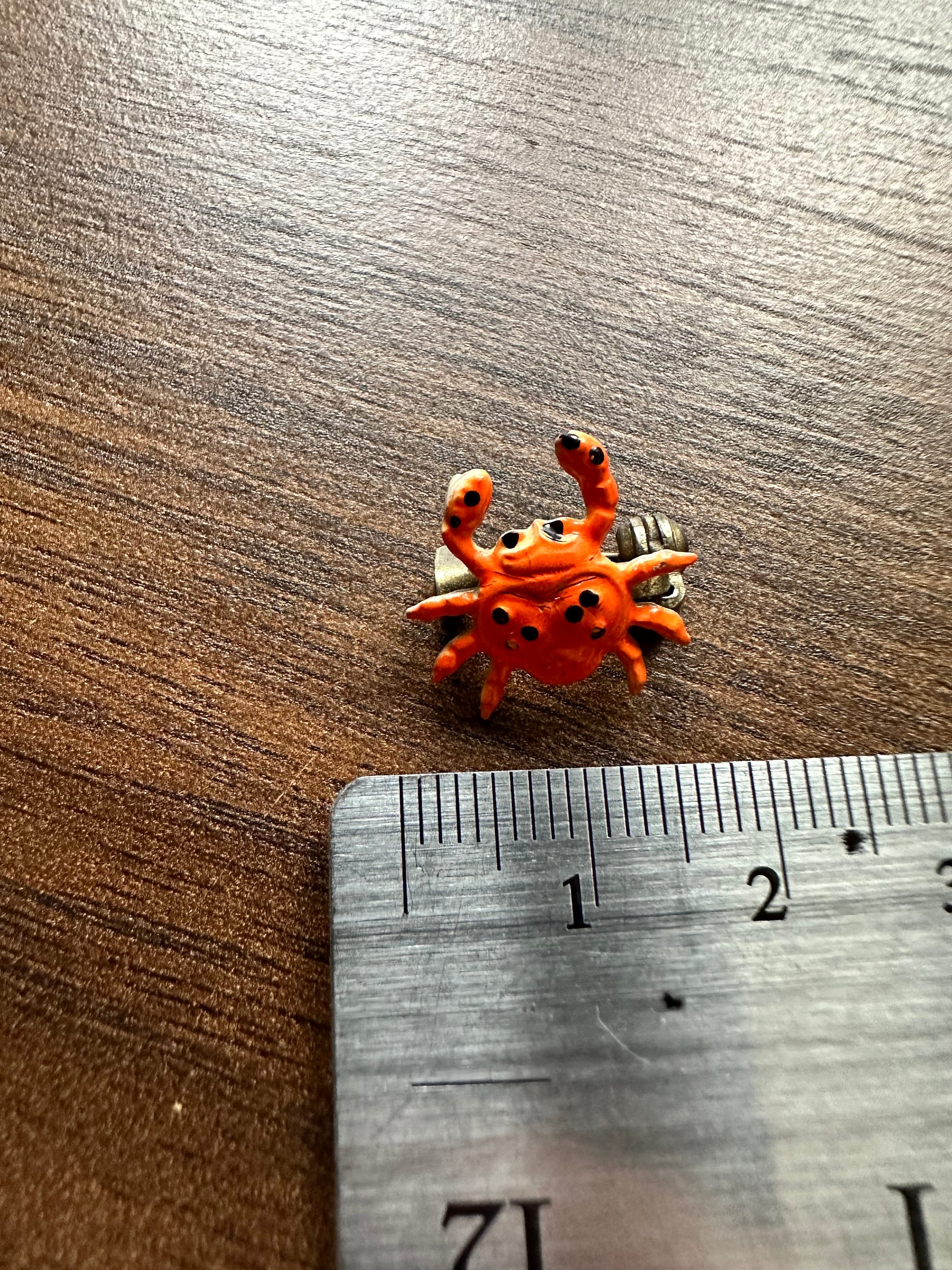 Vintage 1950s Little Orange Crab Miniature Scatter Lapel Pin - Etsy