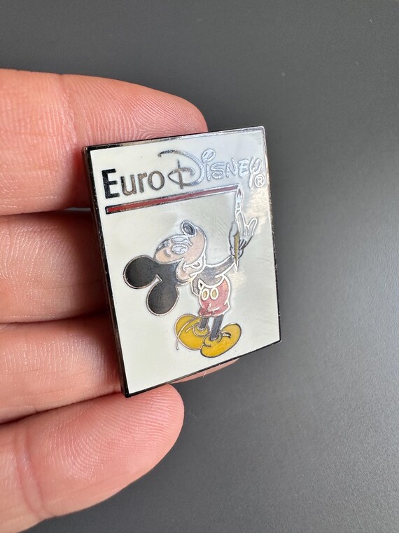 Euro Disney Exclusive Mickey Mouse painting logo art … - Gem