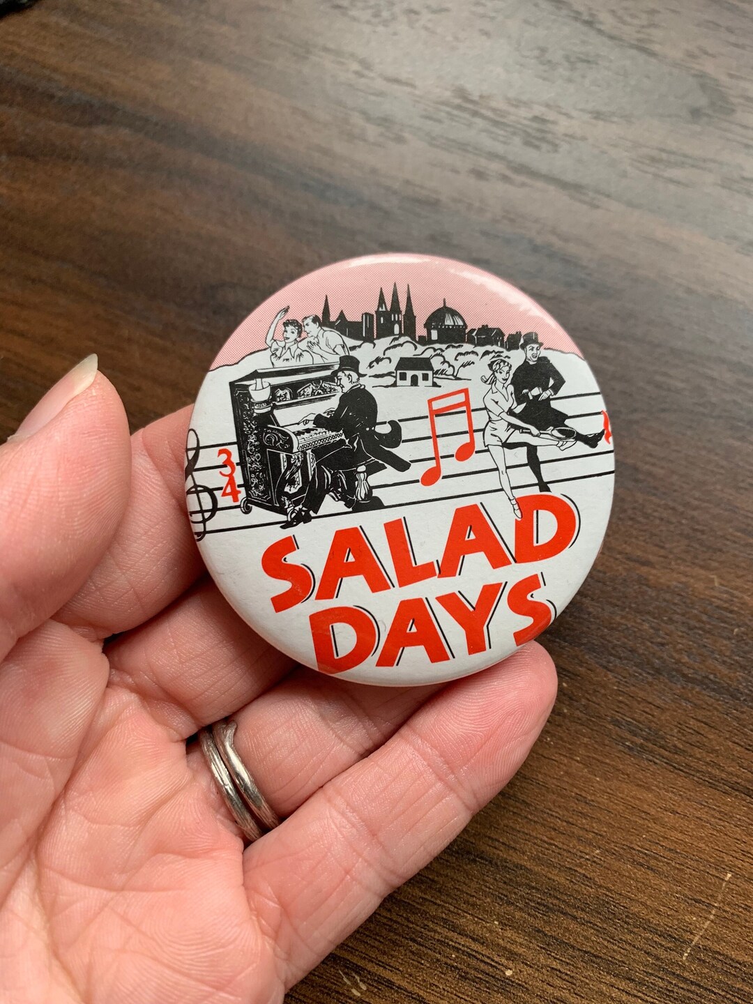 Vintage Salad Days Musical Pin Button Badge - Etsy