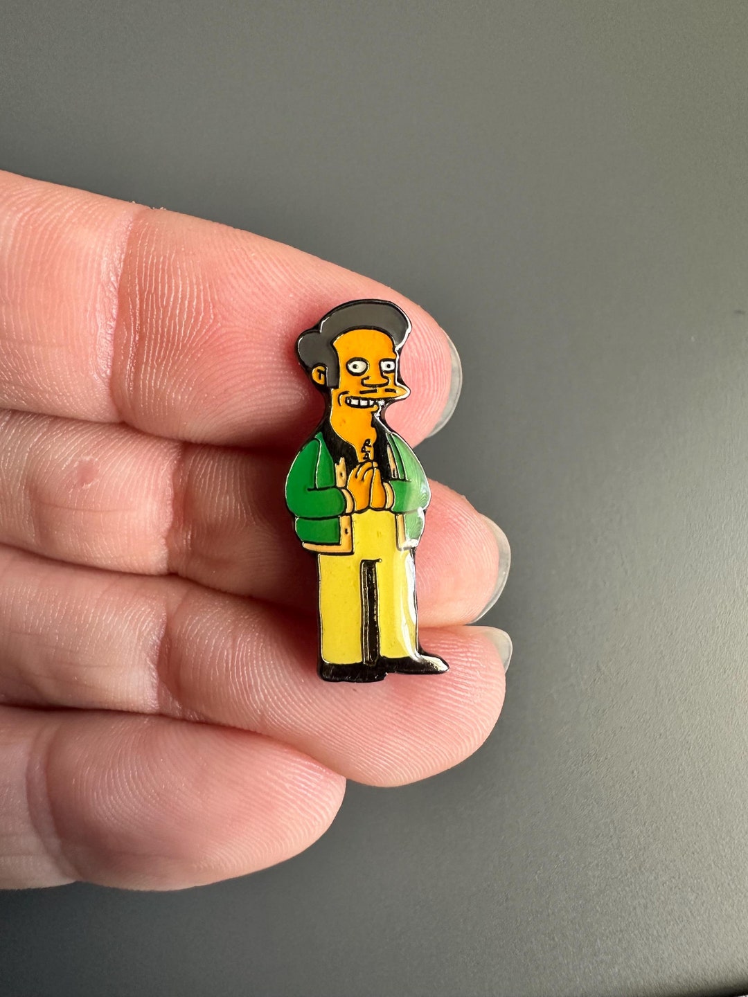 2001 Apu the Simpsons Matt Groening Enamel Lapel Pin Badge Brooch - Etsy