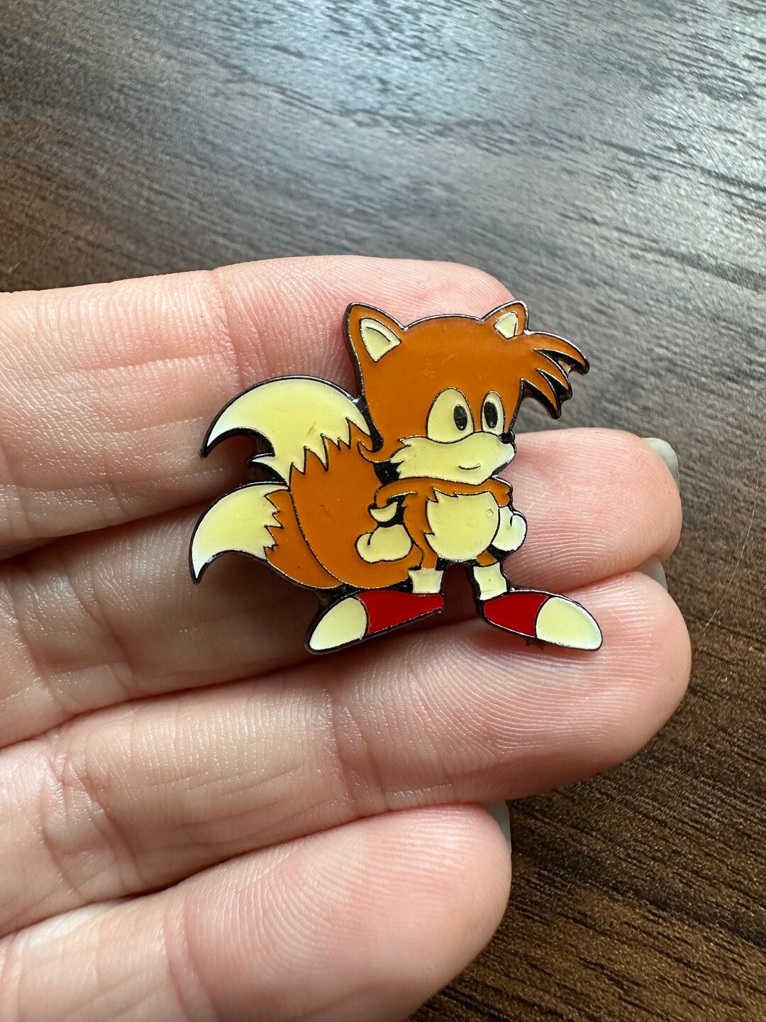 Offical Tails Miles Power Sonic the Hedgehog Sega Enamel Lapel Pin ...