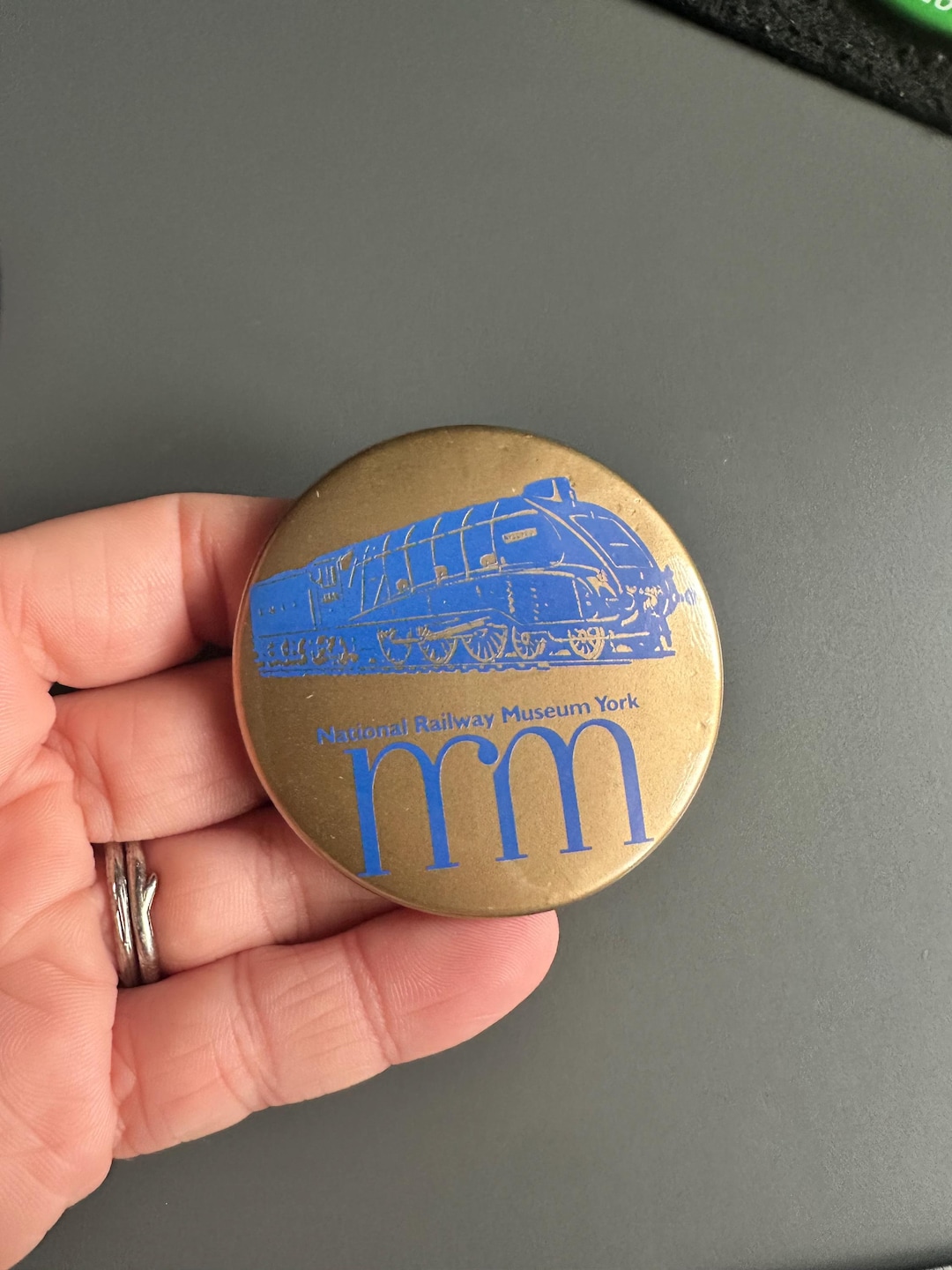National Railway Museum York Button Lapel Pin Badge Brooch Steam Train ...