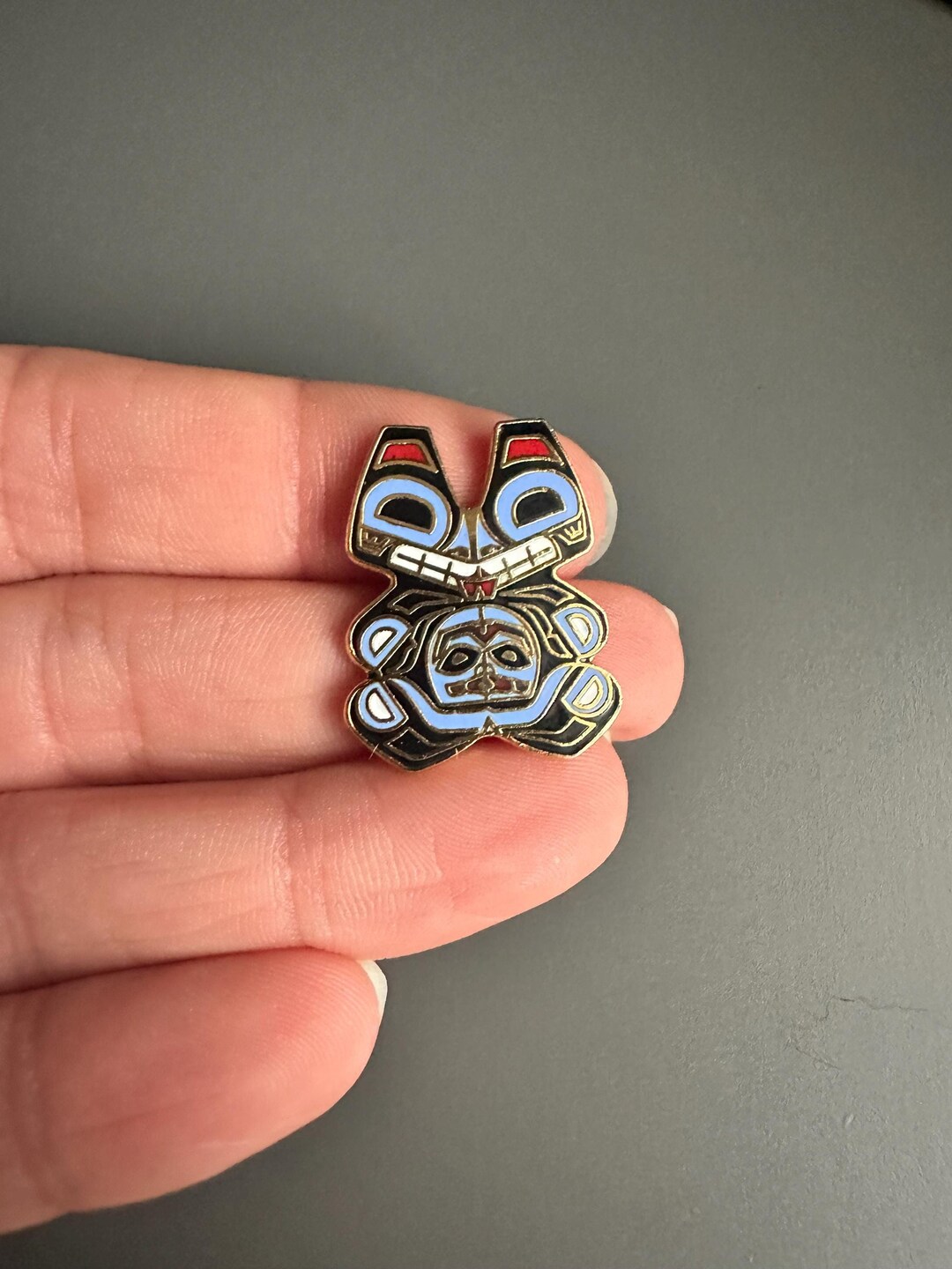 Retro Native American Aztec Mayan Art Enamel Lapel Pin Badge - Etsy