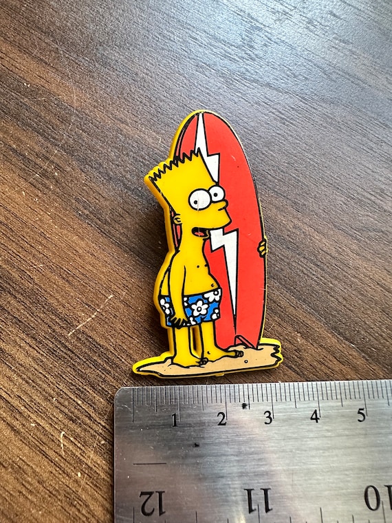 1990 vintage Bart Simpson Sufer Surf board Matt Groen… - Gem