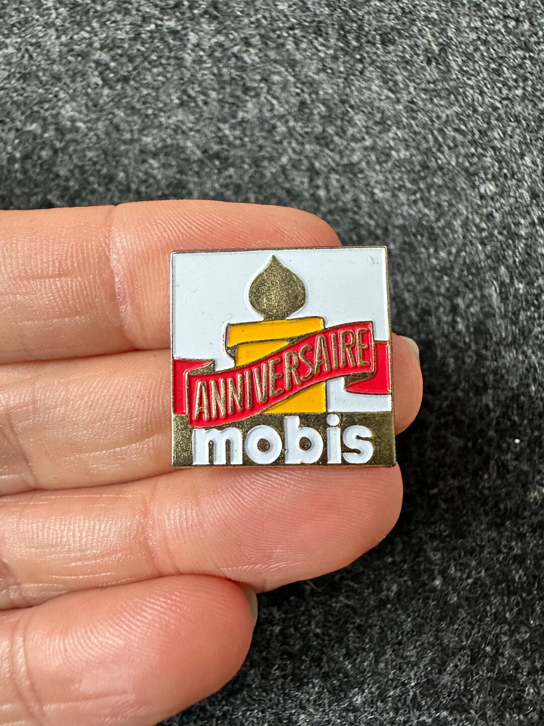 Vintage Mobis Anniversaire Mobil Oil Fuel Petroleum Advertising Brand ...