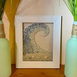 Glass Beach Ocean Wave, Coastal Decor, Beach House Wall Decor, Beach ...