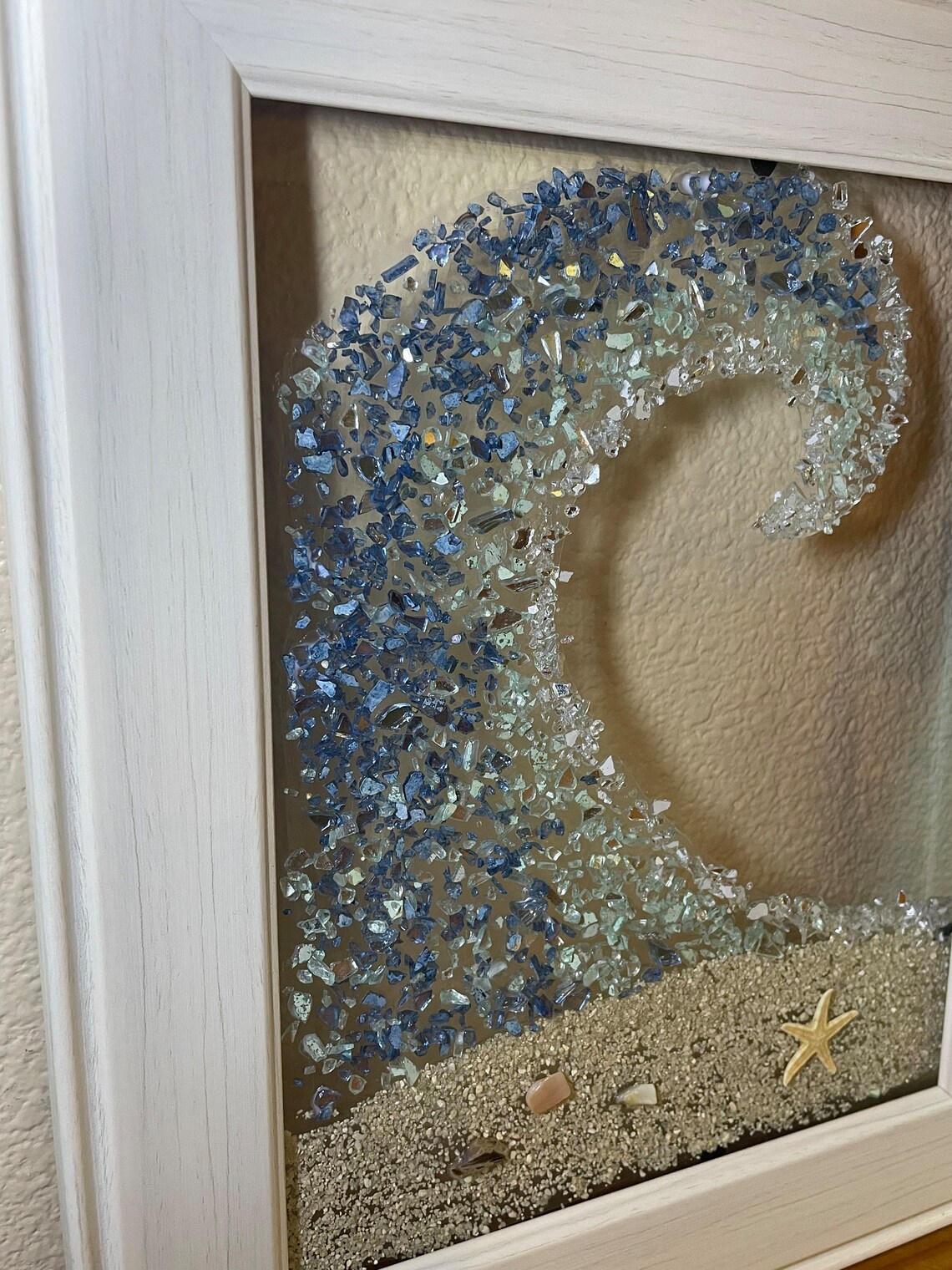 Glass Beach Ocean Wave, Coastal Decor, Beach House Wall Decor, Beach ...