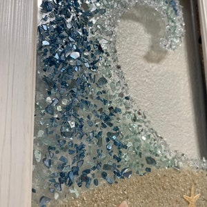 Glass Beach Ocean Wave, Coastal Decor, Beach House Wall Decor, Beach ...