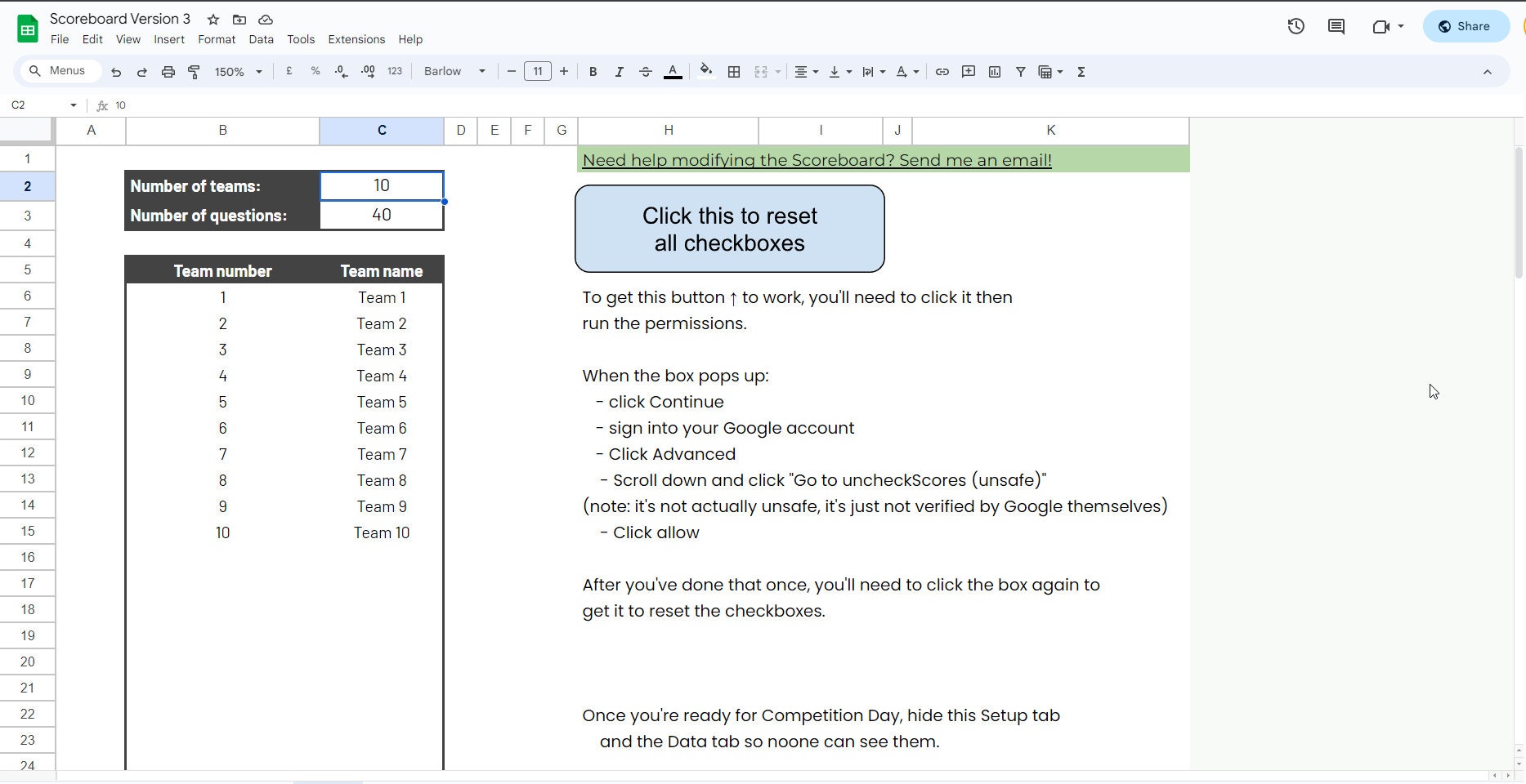 The Ultimate Digital Scoreboard (v3) | Google Sheets - Etsy