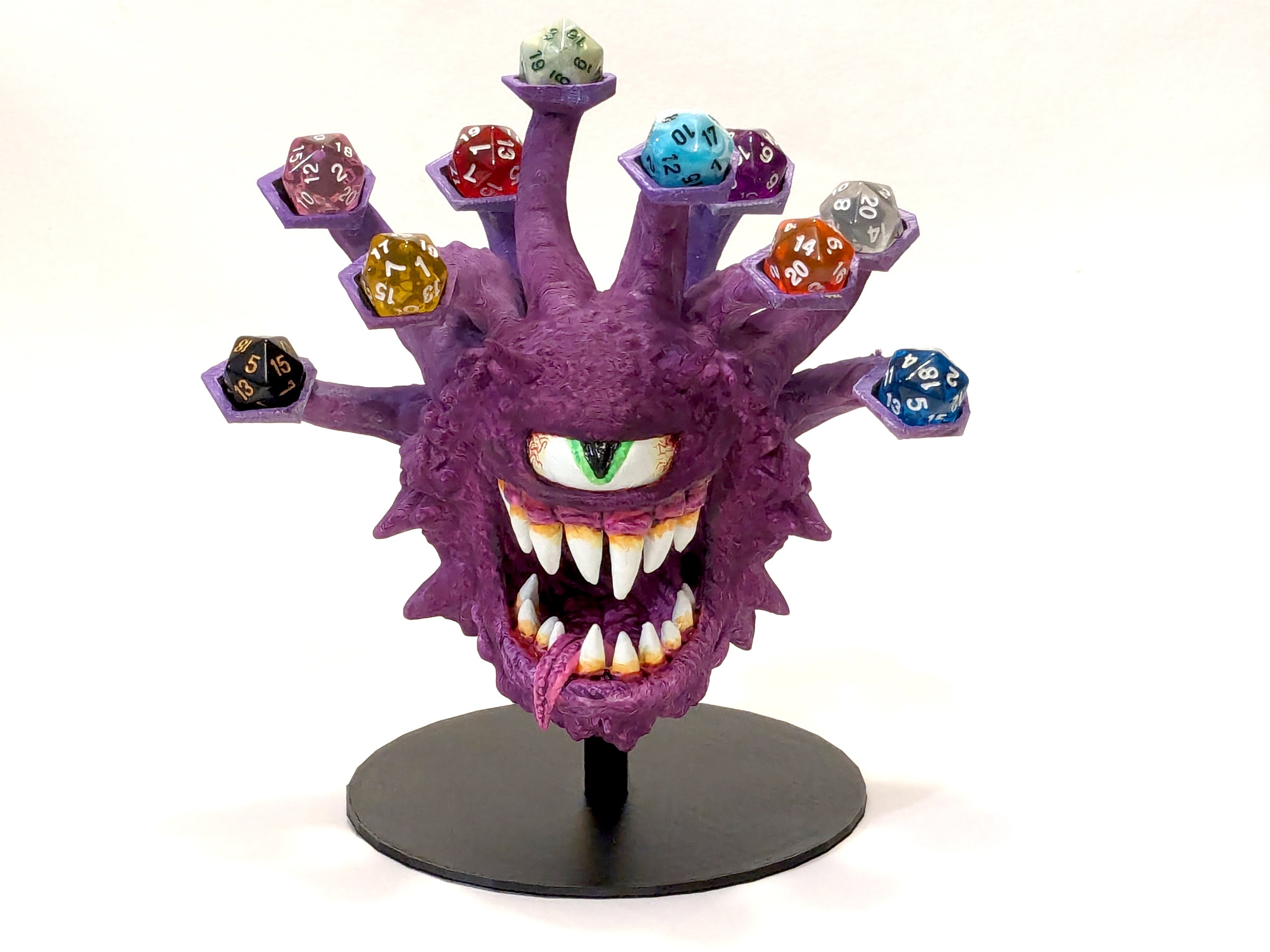 Beholder Dice Holder 3D Printed Figurine Can Hold 10 D20s - Etsy