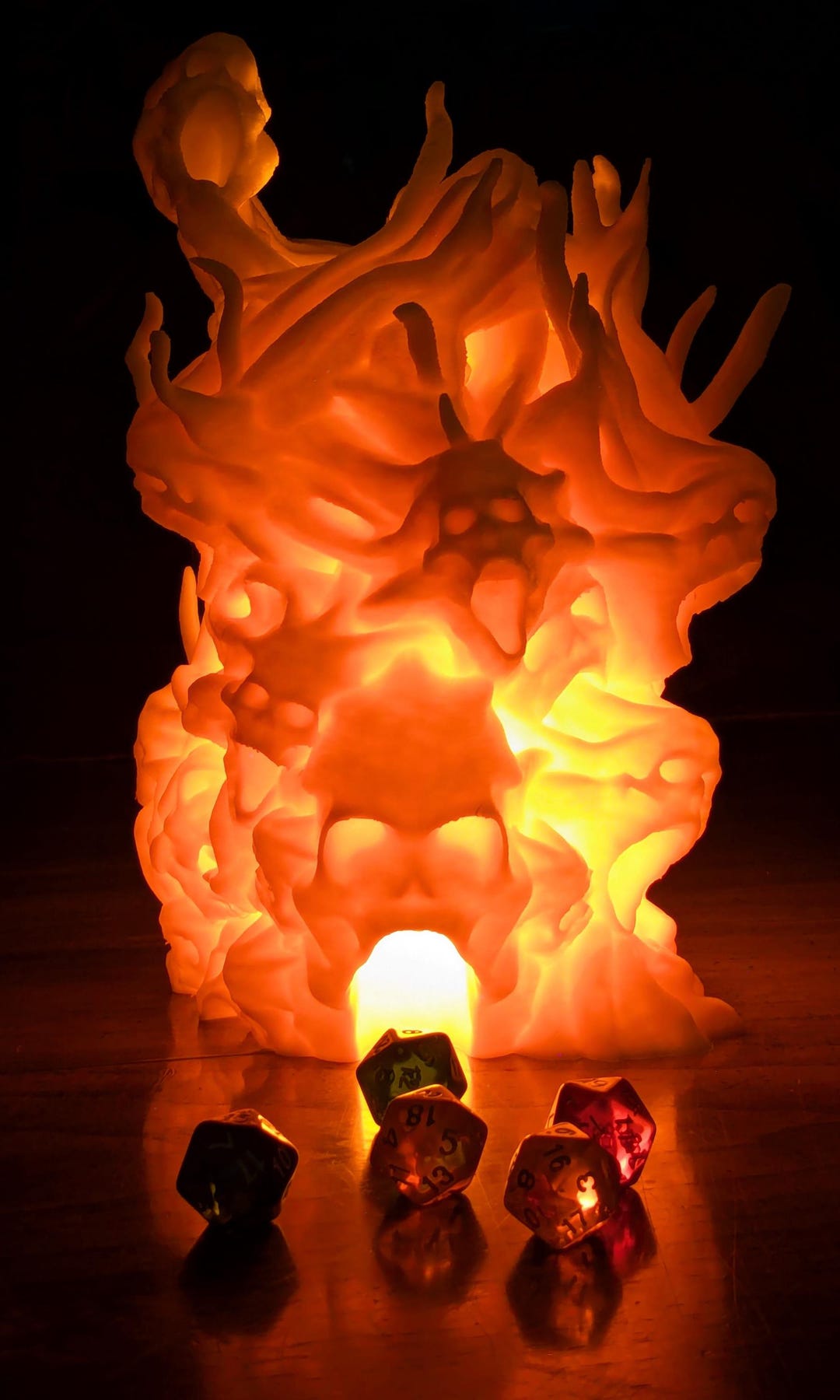 LED Damned Souls Dice Tower - Haunted Effect! Charger and Brand New ...