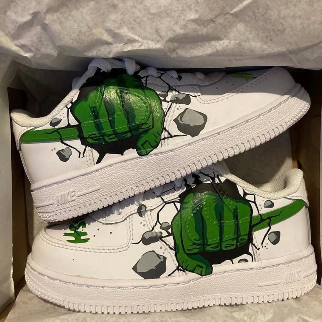 Hulk Smash Air Force 1’s - Etsy
