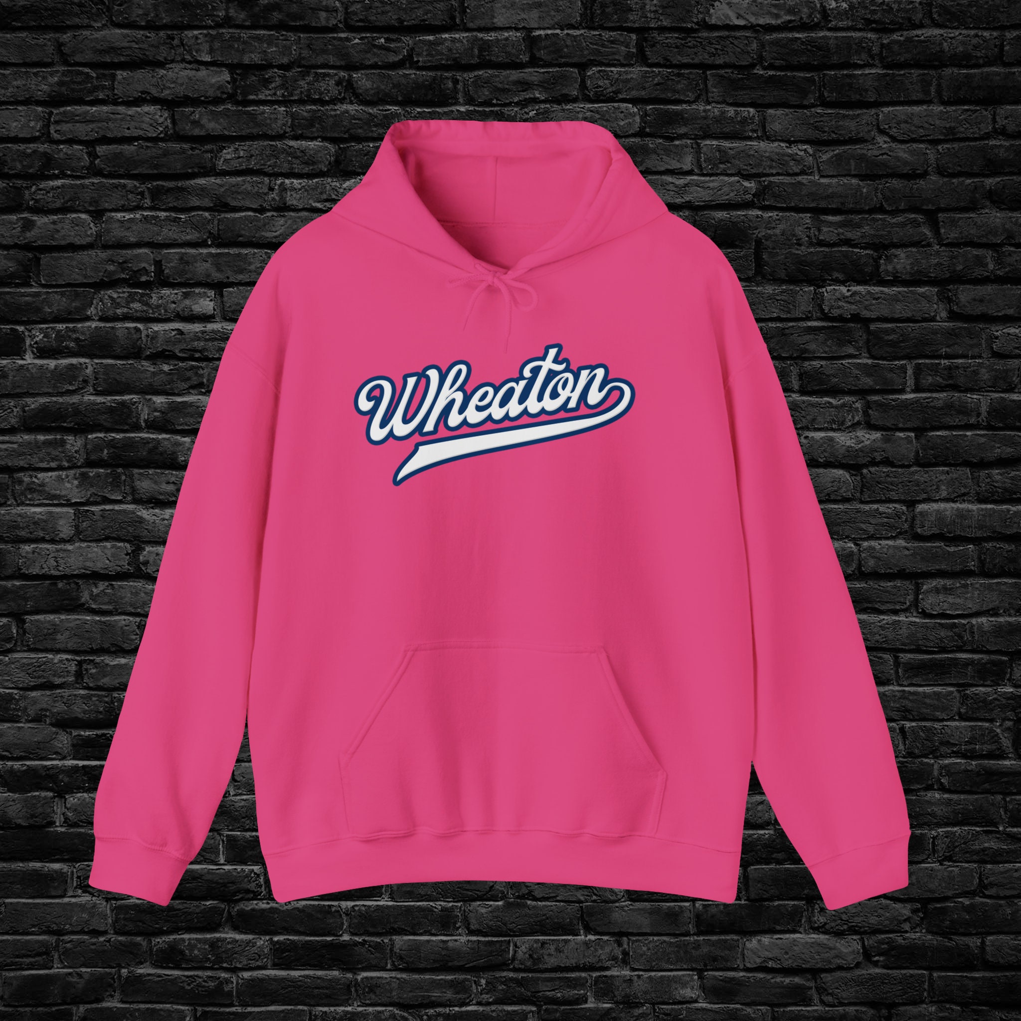 HOODIE | Wheaton Sports Logo - Etsy